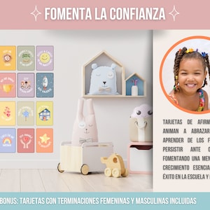 Spanish Affirmation Cards for Kids: Positive Self-esteem (PDF) - Etsy