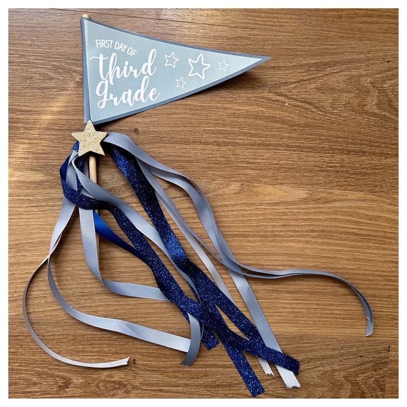 First Day of School Pennant Flag: DIY Printable (digital Download) - Etsy