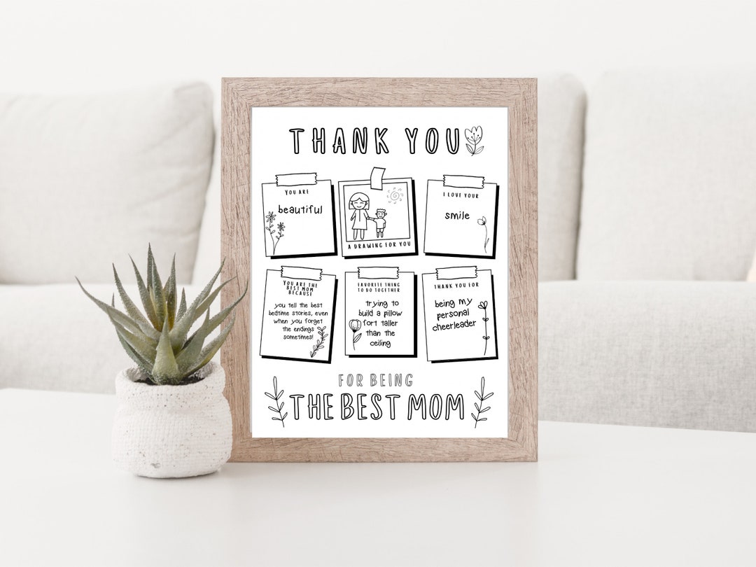 Printable All About Mom Activity, Mother's Day Activity for Kids ...