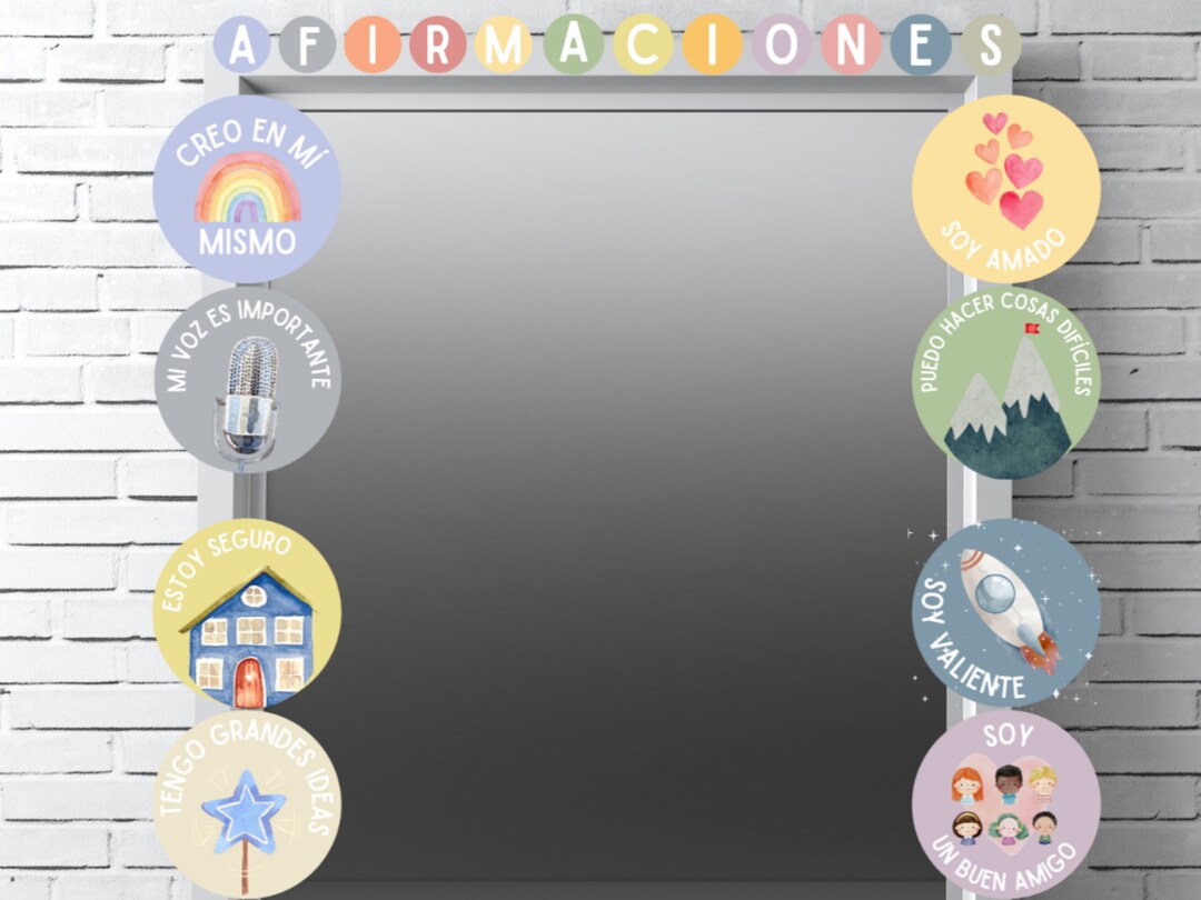 Afirmaciones Positivas Para Niños En Español | Affirmation Station for ...