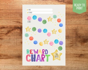 Printable Bravery Chart, Sticker Chart for Kids, Reward Chart ...