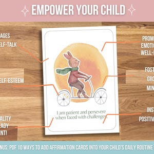 Empowering Affirmation Cards, Printable Affirmation Cards for Kids ...