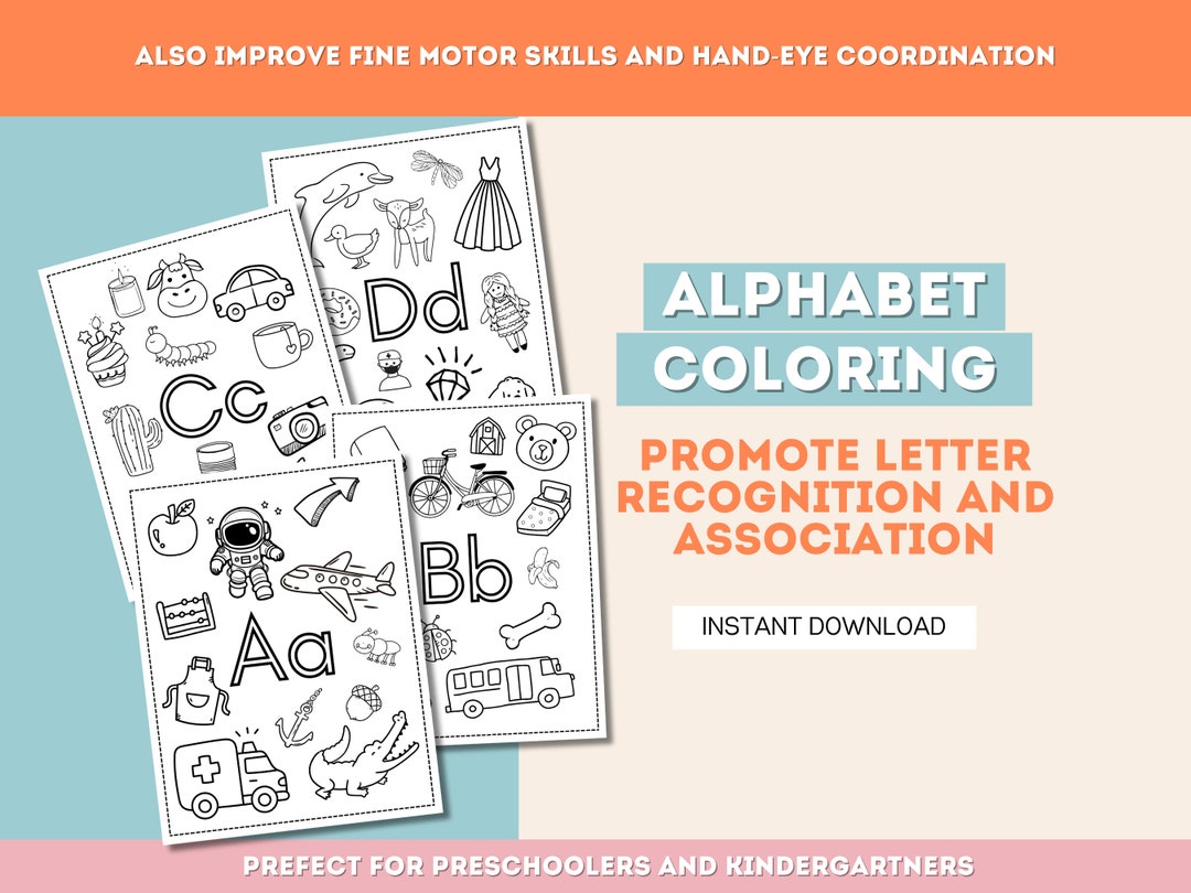 Alphabet Coloring Pages, Preschool Coloring Pages, Preschool Activity ...