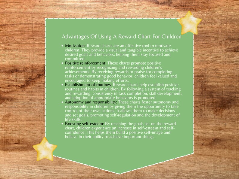 Sticker Reward Chart for Kids, Printable Sticker Chart, Goal Chart for ...