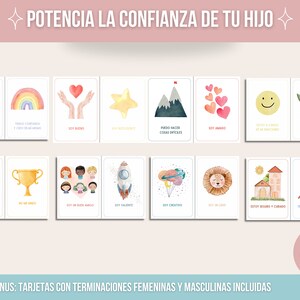 Spanish Positive Affirmation Cards for Kids: Self-esteem (digital ...