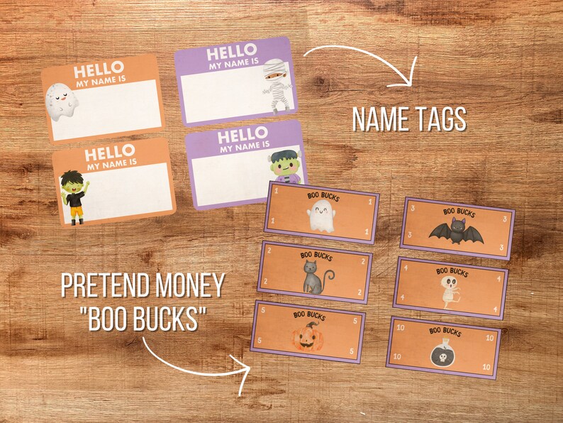 Halloween Pretend Play Printables - Etsy