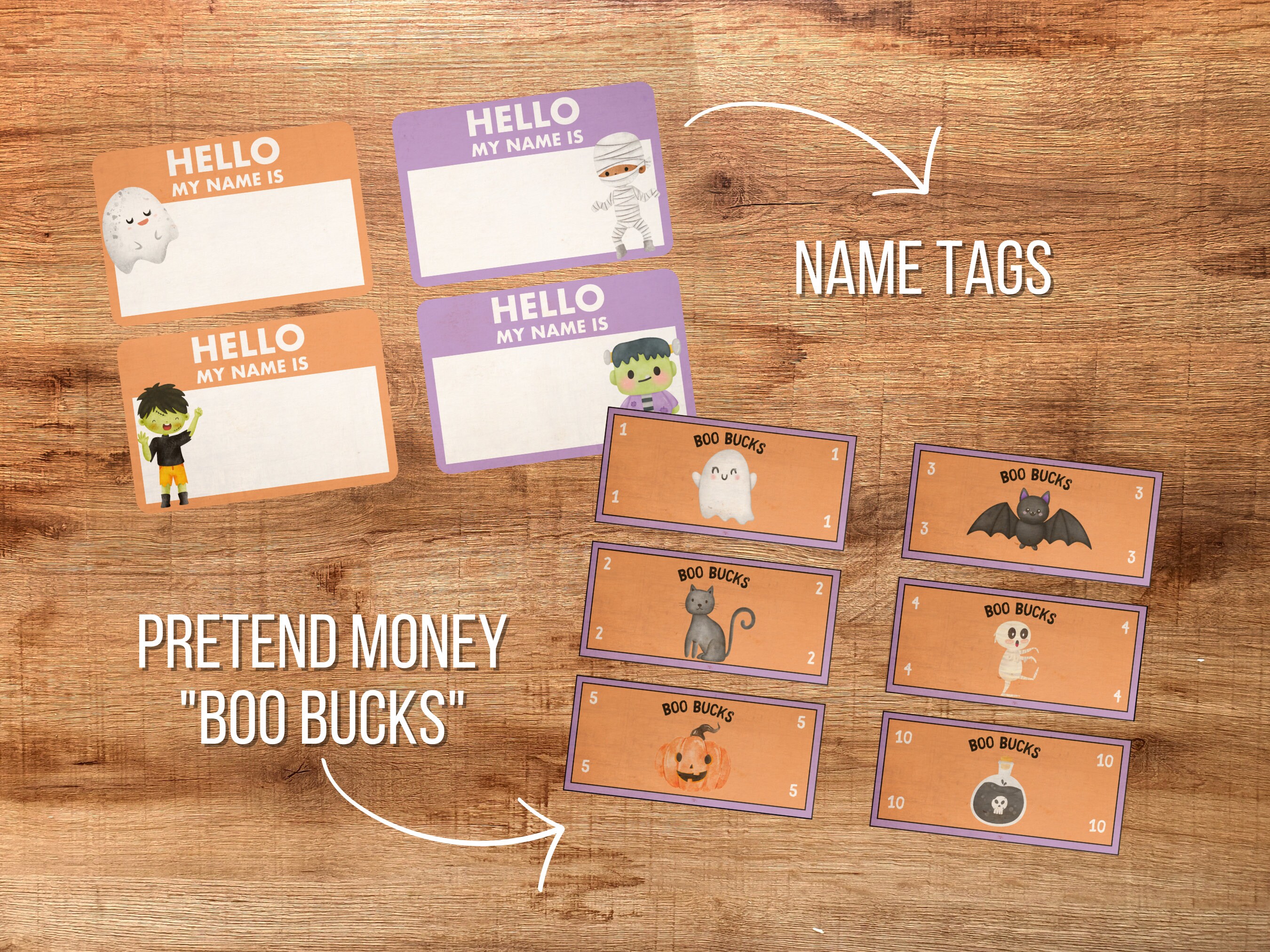 Halloween Pretend Play Printables - Etsy