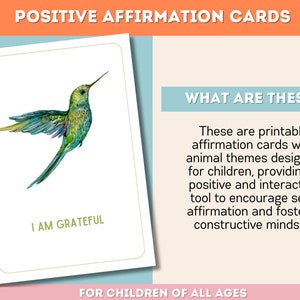 Kids Digital Affirmation Cards, Kids Affirmation Deck, Kids Daily ...