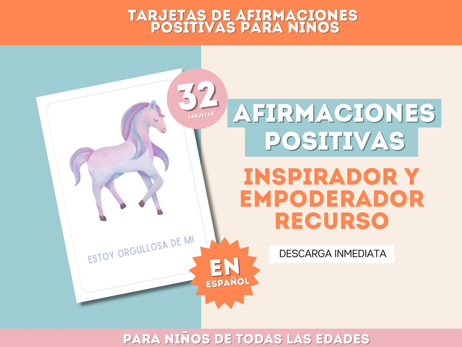 Spanish Affirmations for Kids, Spanish Positivity Cards, Spanish ...
