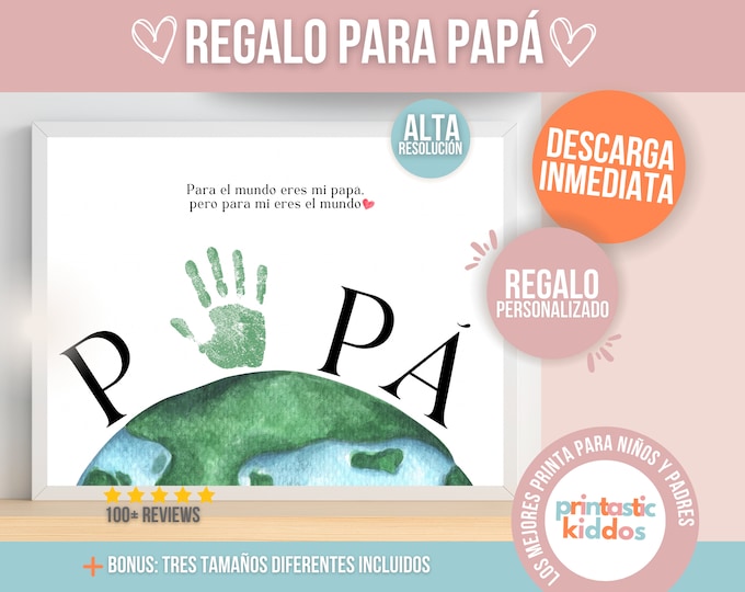 INSTANT DOWNLOAD - Dia Del Padre, Spanish, Regalo Para Papa, Papi ...