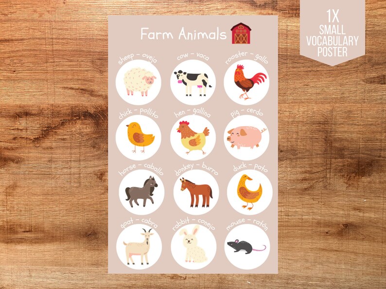 Farm Animals Preschool Activities Farm Animales Worksheet Unit Farm ...