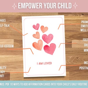 Empowering Affirmation Cards, Printable Affirmation Cards for Kids ...