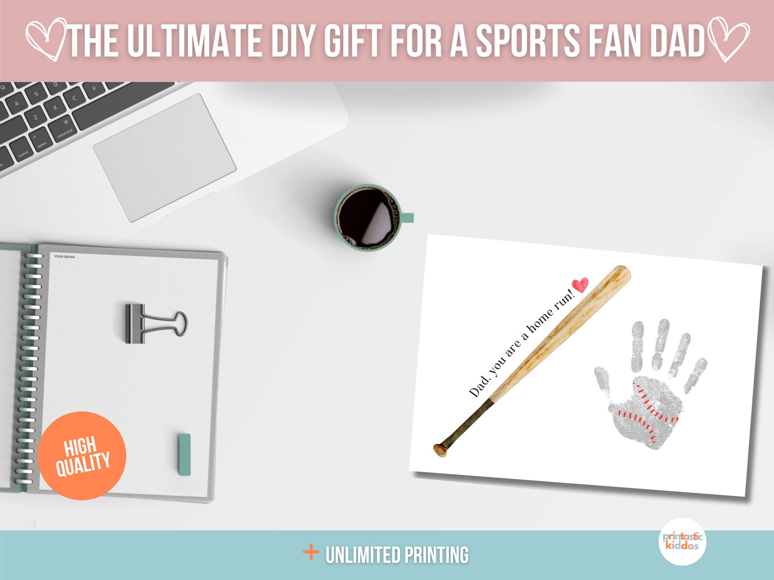 Father's Day Handprint Art Bundle: Kids Crafts, Activity Pages (digital ...