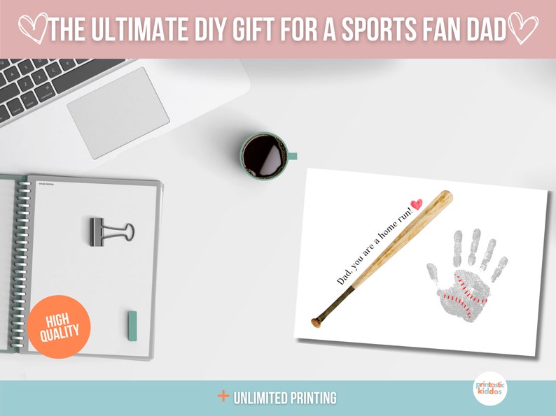 Father's Day Printable Art Bundle Handprint and Footprint Craft ...