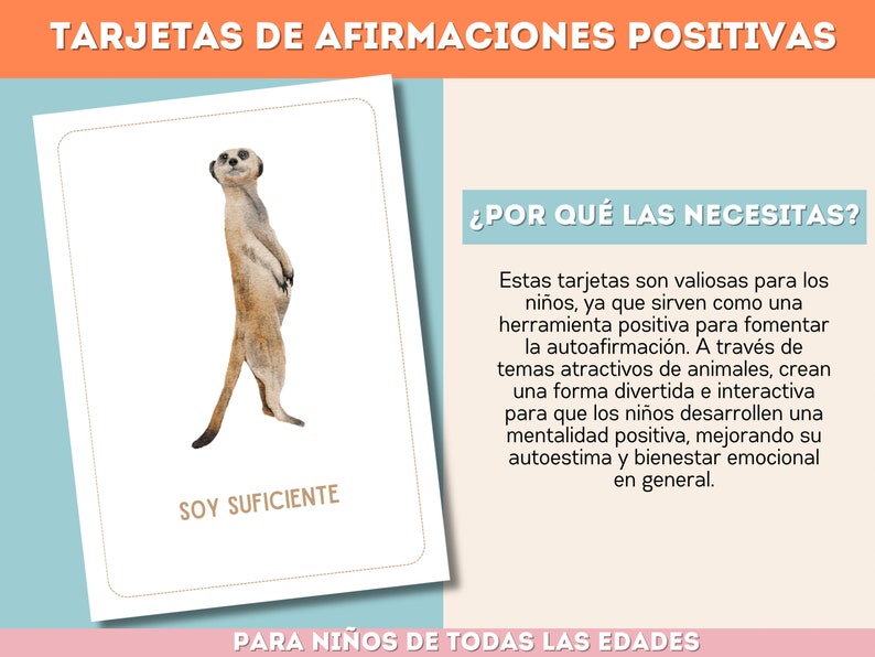 Afirmaciones Positivas Diarias Para Niños En Español Positive ...
