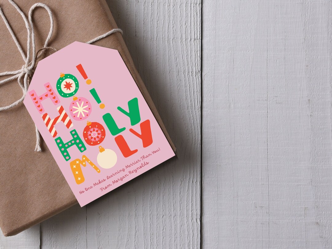 Christmas Teacher Appreciation Tag, Printable Christmas School Gift Tag ...