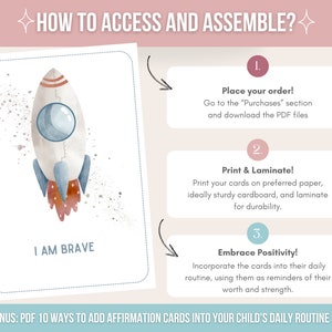 Empowering Affirmation Cards, Printable Affirmation Cards for Kids ...