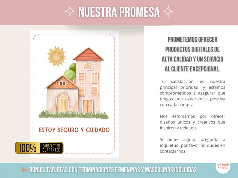 Tarjetas de afirmaciones positivas para niños en español / Positive ...