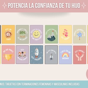 Spanish Affirmation Cards for Kids: Positive Self-esteem (PDF) - Etsy
