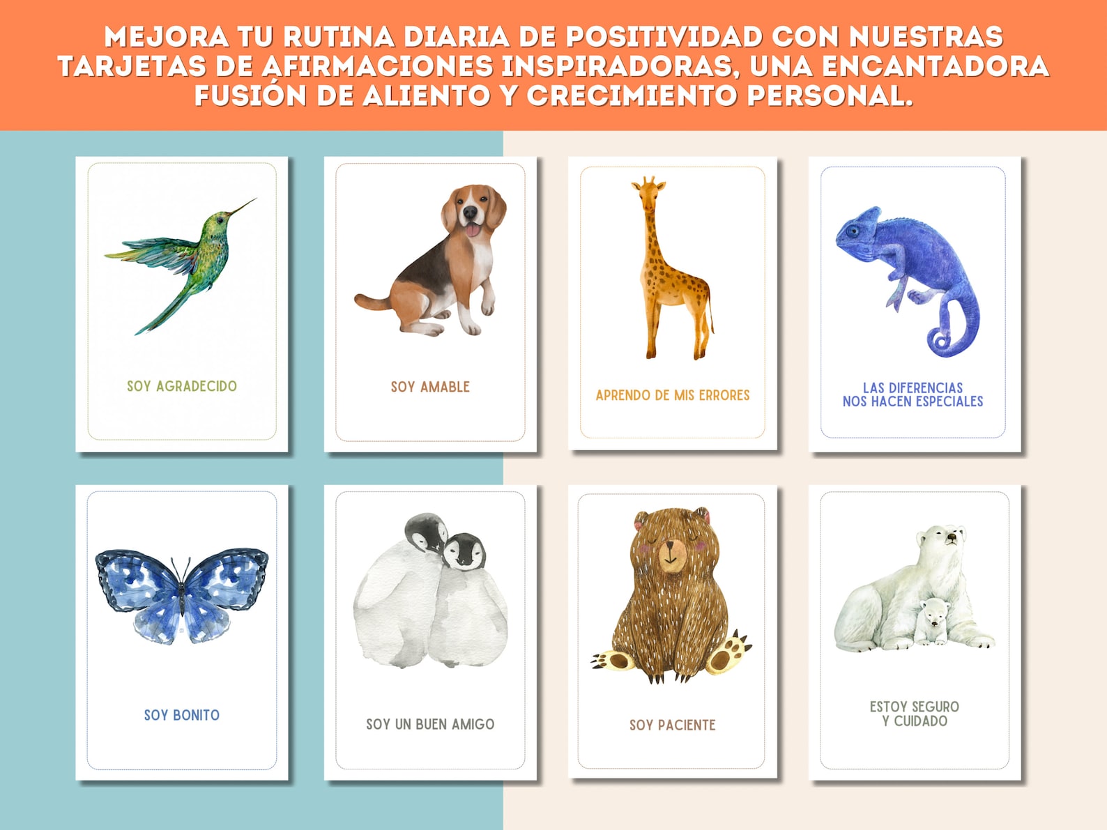 Afirmaciones Positivas Diarias Para Niños En Español | Positive ...