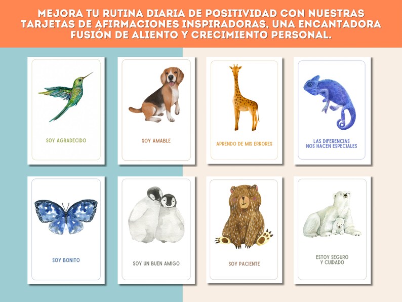 Afirmaciones Positivas Diarias Para Niños En Español | Positive ...