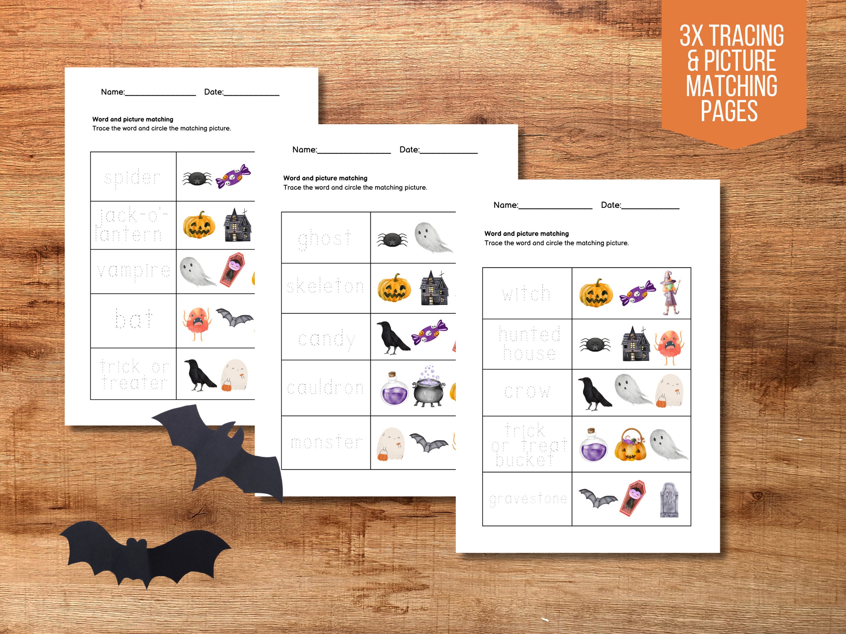 Halloween Busy Book Printable, Preschool Busy Book, Printable ...