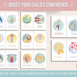 Empowering Affirmation Cards, Printable Affirmation Cards for Kids ...