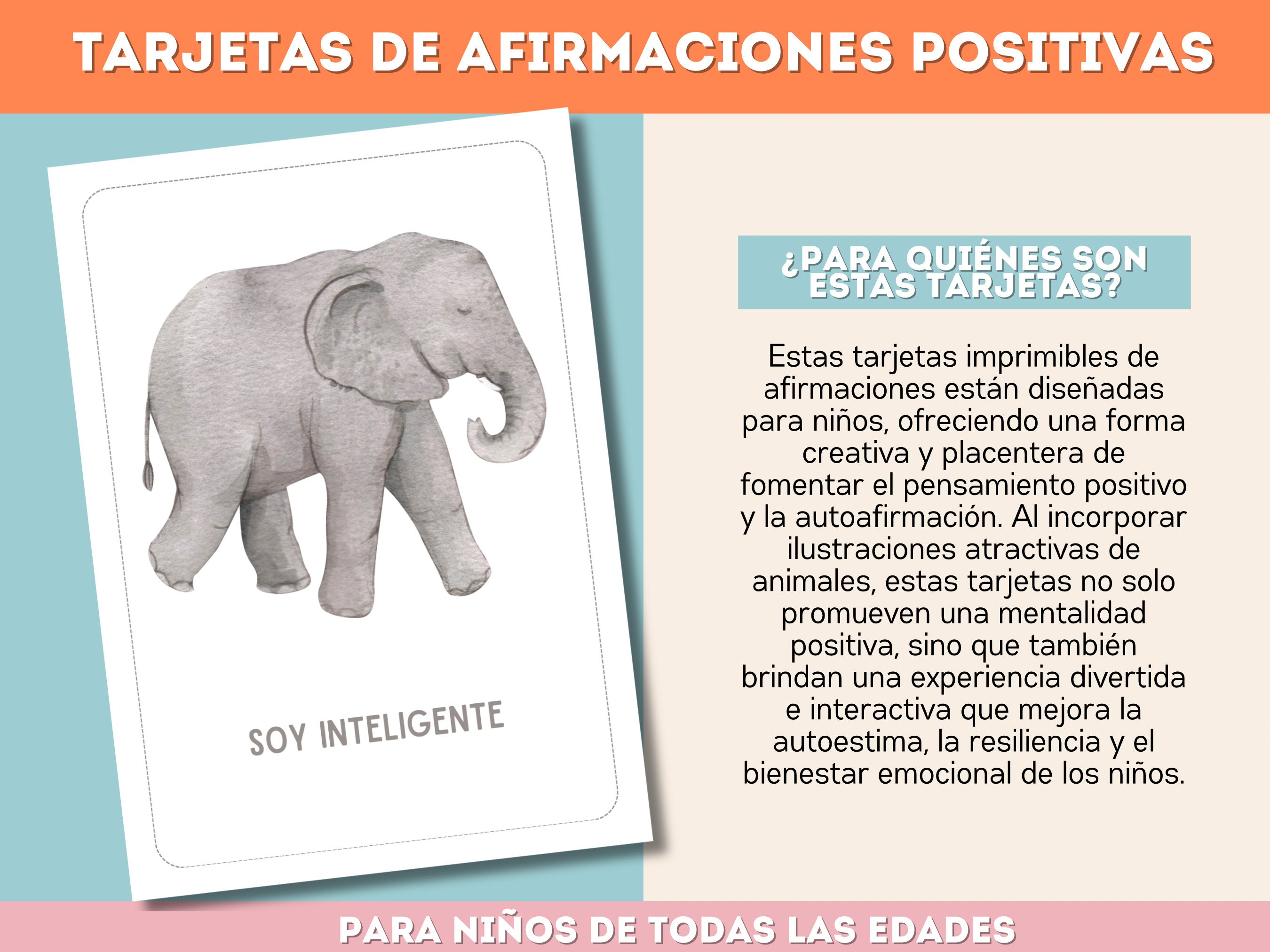 Afirmaciones Positivas Diarias Para Niños En Español | Positive ...