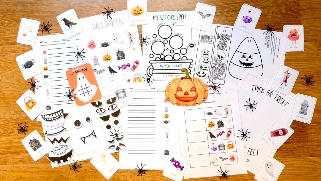 44 Printable Kids Halloween Activities, Halloween Coloring Pages ...