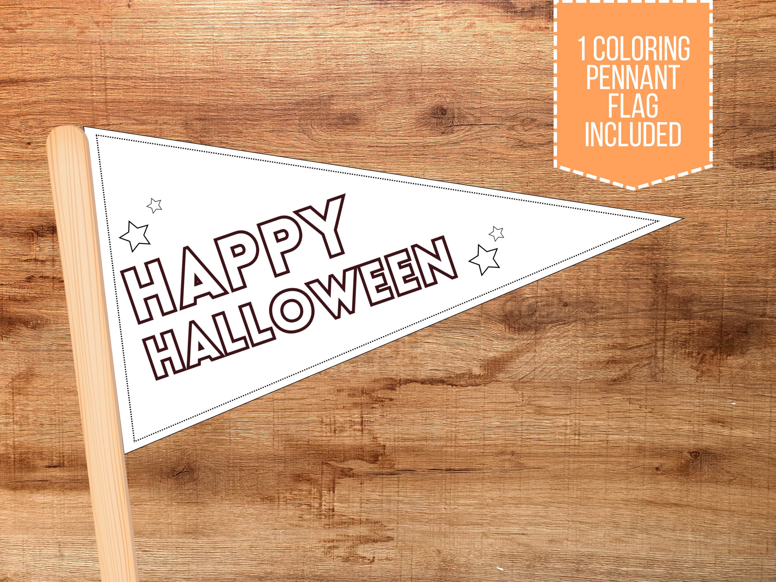 Halloween Pennant Flags: Spooky Party Decor (digital Download) - Etsy