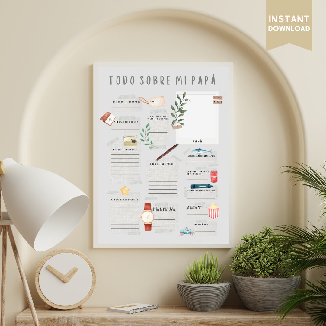 Regalo Para Papa De Hijo, Dia Del Padre Regalo, Spanish Dad Gift ...