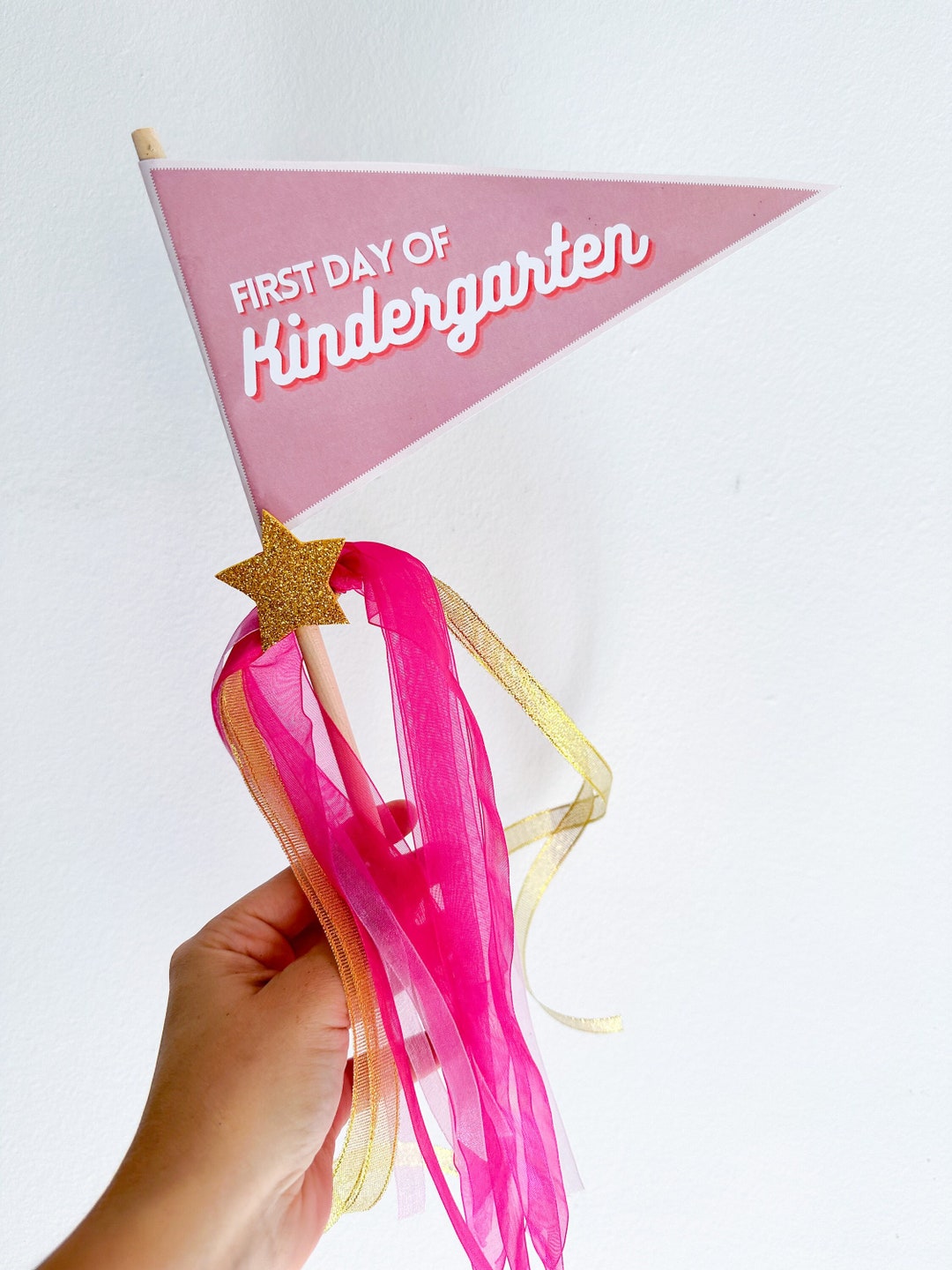 First Day of School Pennant Flag: DIY Printable (digital Download) - Etsy