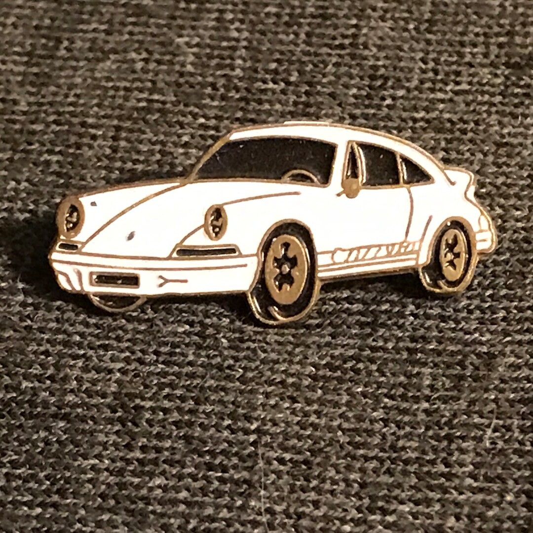 Classic Enameled White 1972 Porsche 911 Carrera Car Lapel Pin - Etsy
