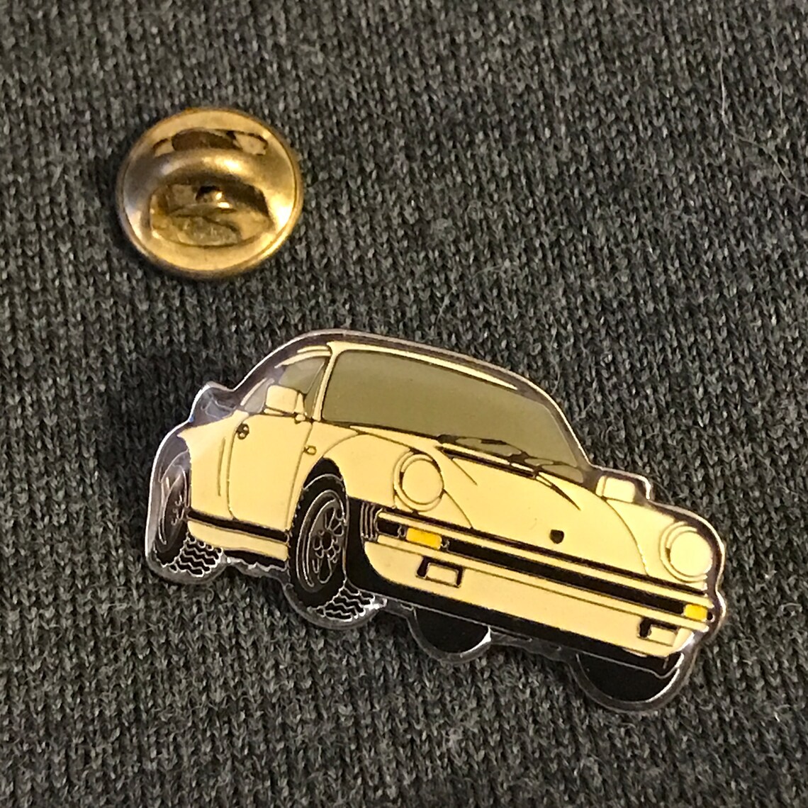 Classic Enameled White Porsche 911 Car Lapel Pin - Etsy