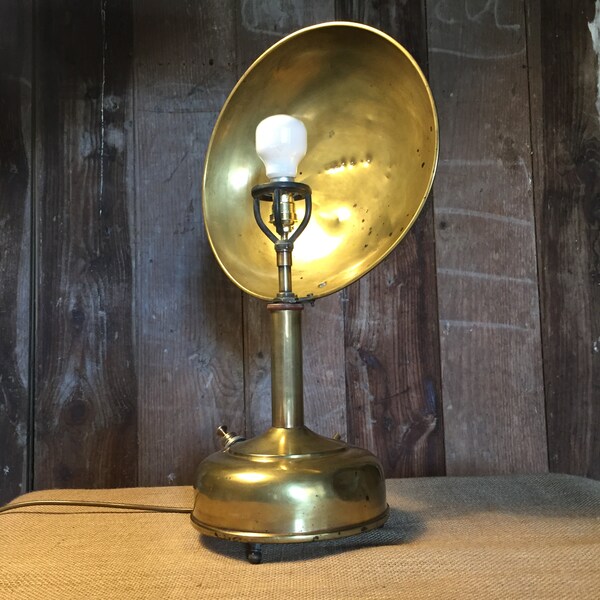 Antique Brass Paraffin Lamp - Etsy