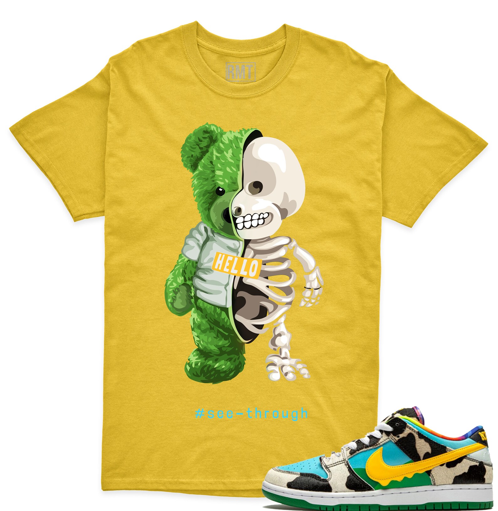 Chunky Dunky SB Dunk Matching Shirts, Bear Skeleton Match SB Chunky ...