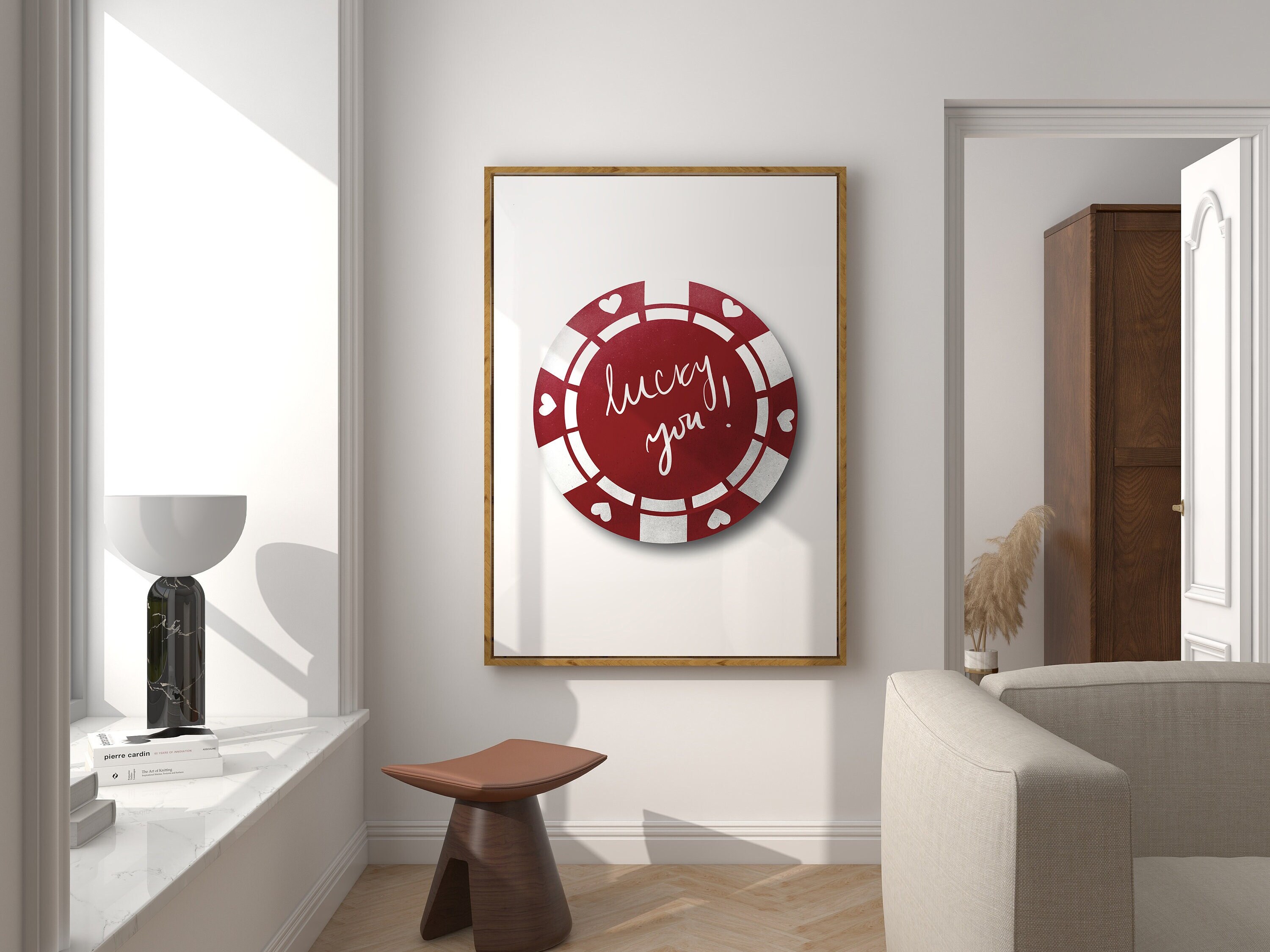 Poker Chip Print | Digital Download Wall Art | Poker Poster Prints ...