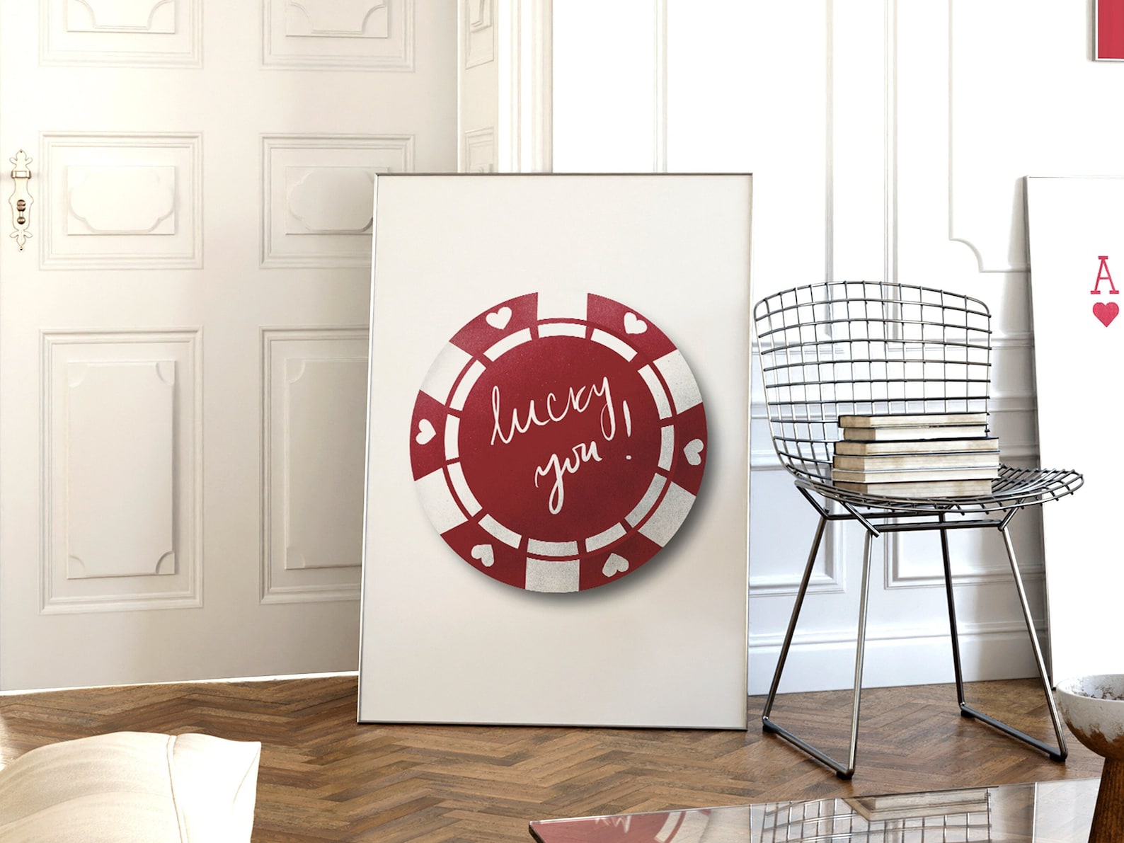 Poker Chip Print | Digital Download Wall Art | Poker Poster Prints ...