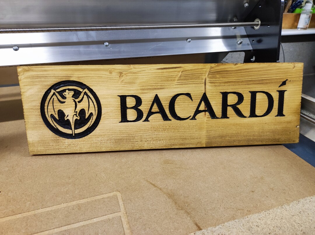 BARCARDI - Small Bar Sign - Etsy