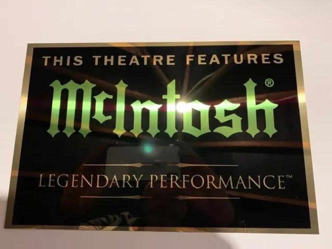 Mcintosh Home Cinema Sign - Etsy