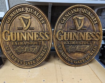 Wooden Guinness Sign - Etsy