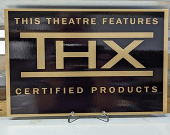 THX 3D Printed Logo Sign Home Cinema Theater Decor 3D Print Decoration ...