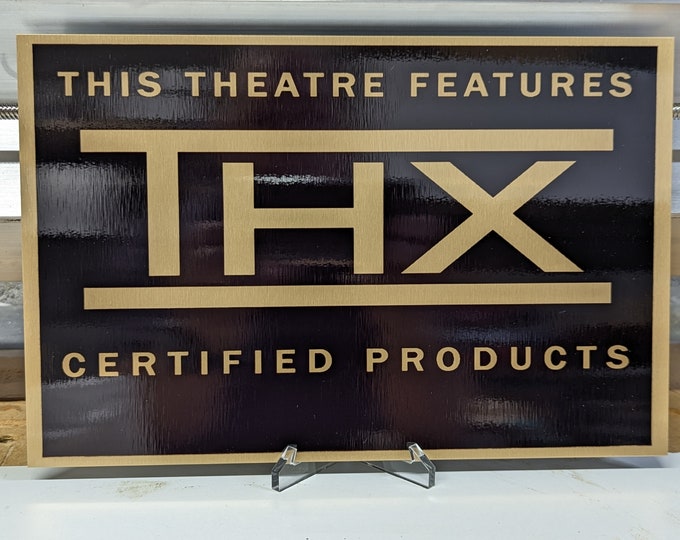 THX 3D Printed Logo Sign Home Cinema Theater Decor 3D Print Decoration ...