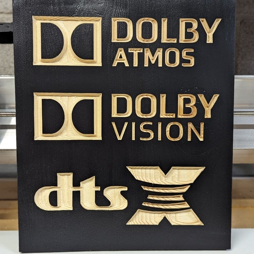 Dolby Vision Atmos Home Movie Theater Sign - Etsy
