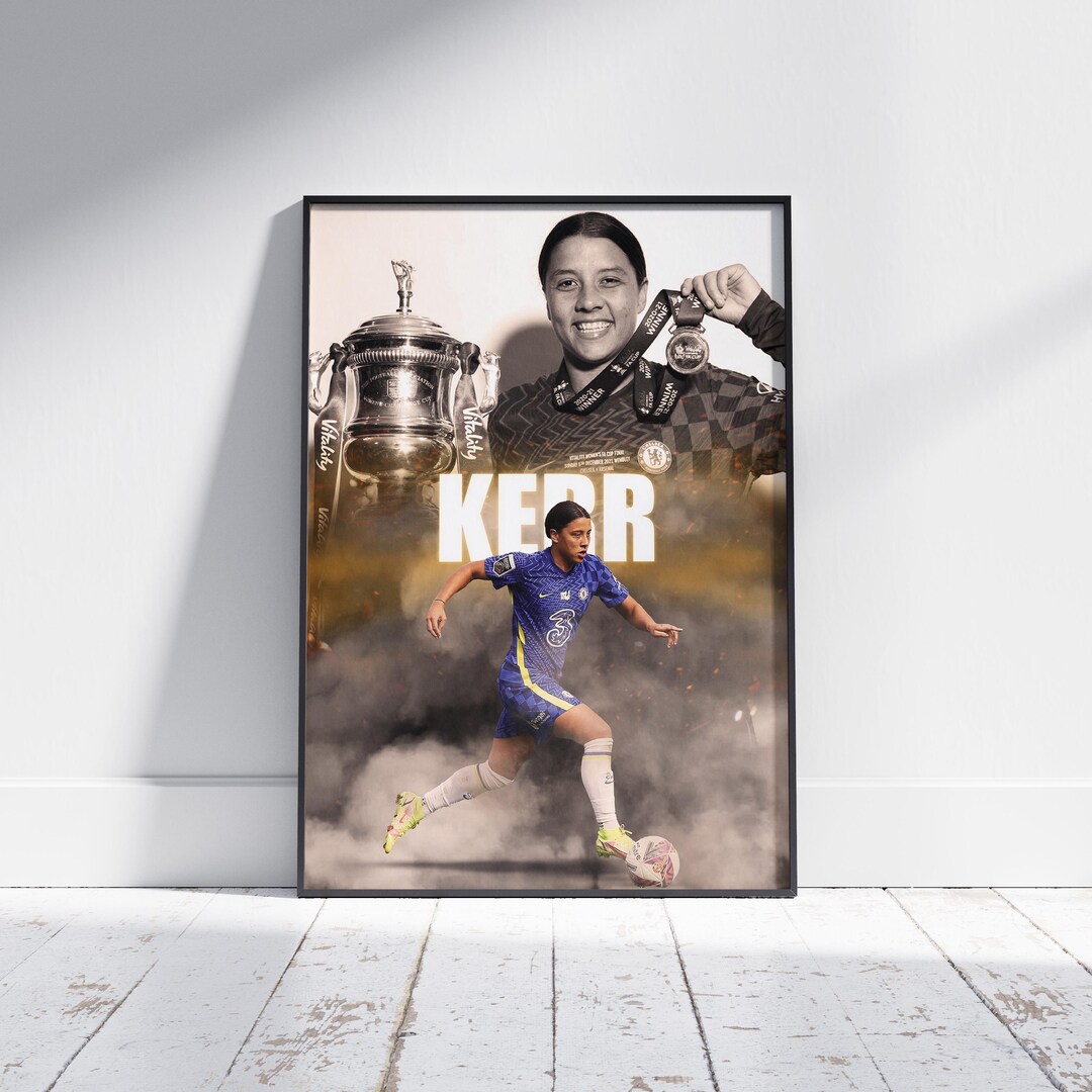 Sam Kerr Poster: Chelsea FC, Australian Football Star Art Print - Etsy