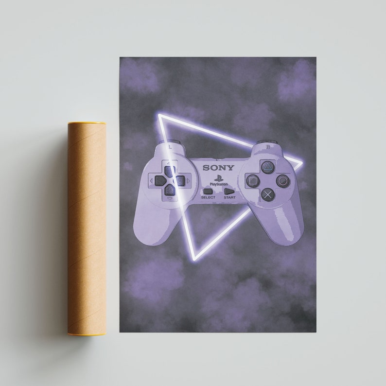 Video Game Poster, Video Game Controller, Video Game Controller Poster ...