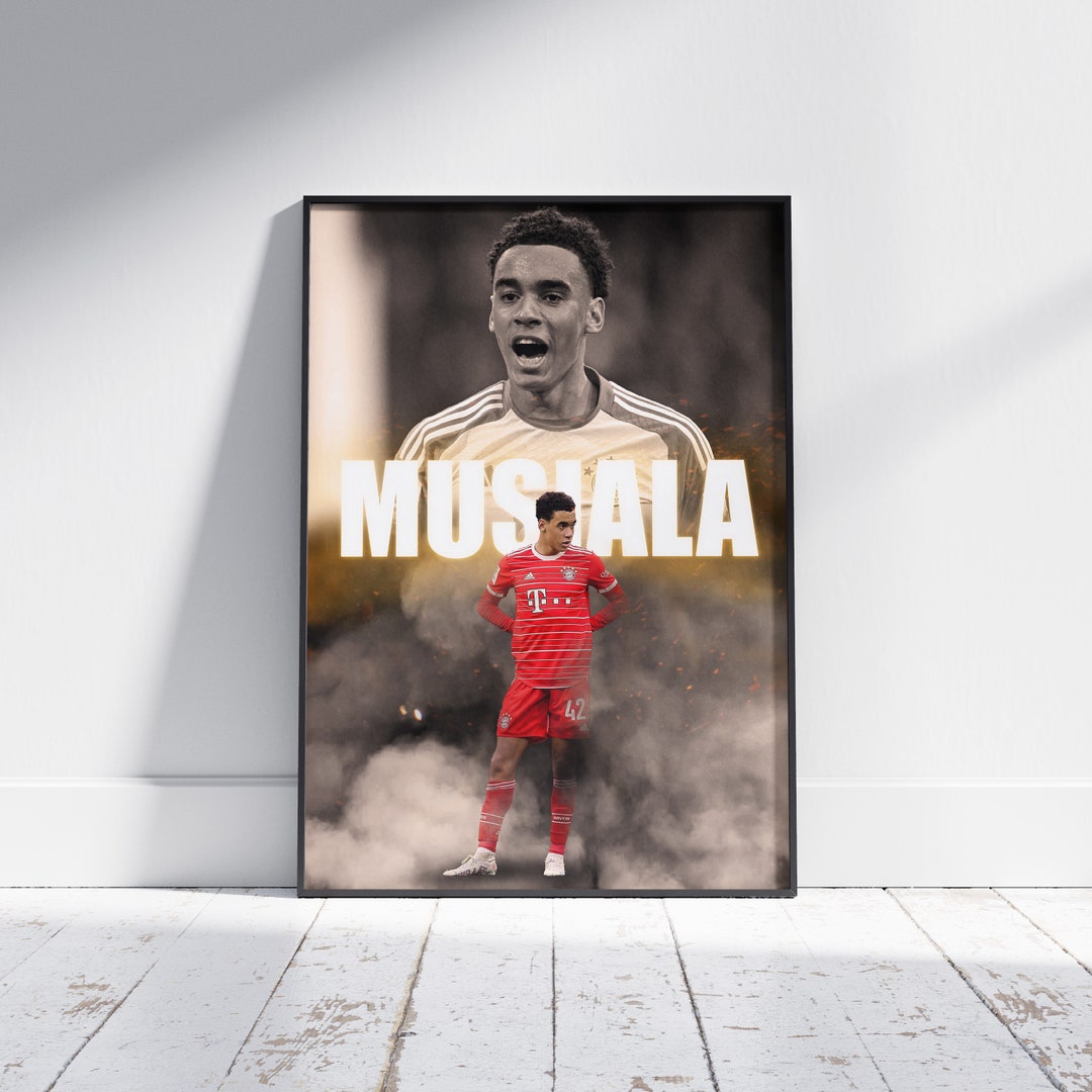 Jamal Musiala Bayern Munich Poster / Football Poster / - Etsy