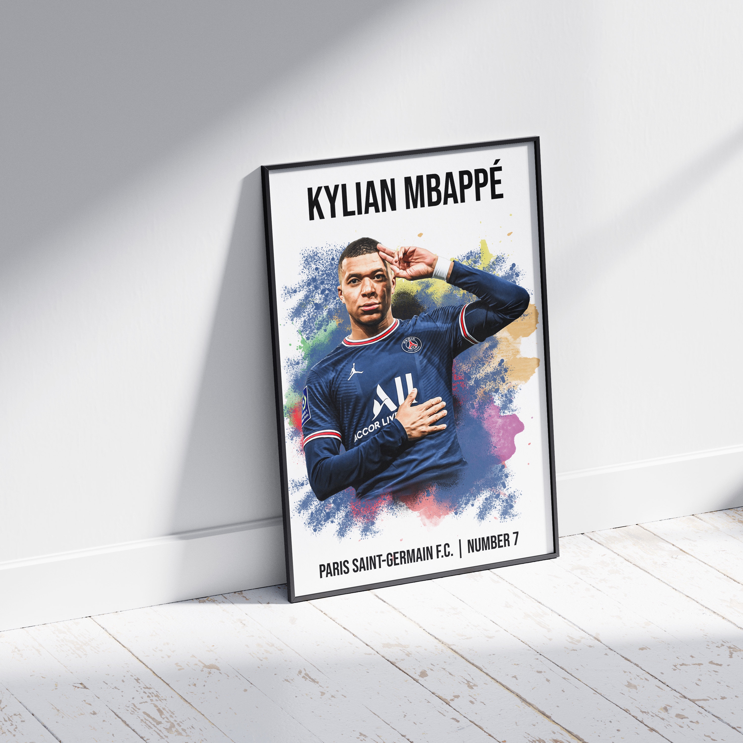 Kylian Mbappe USA World Cup 2022 Qatar World Cup Poster