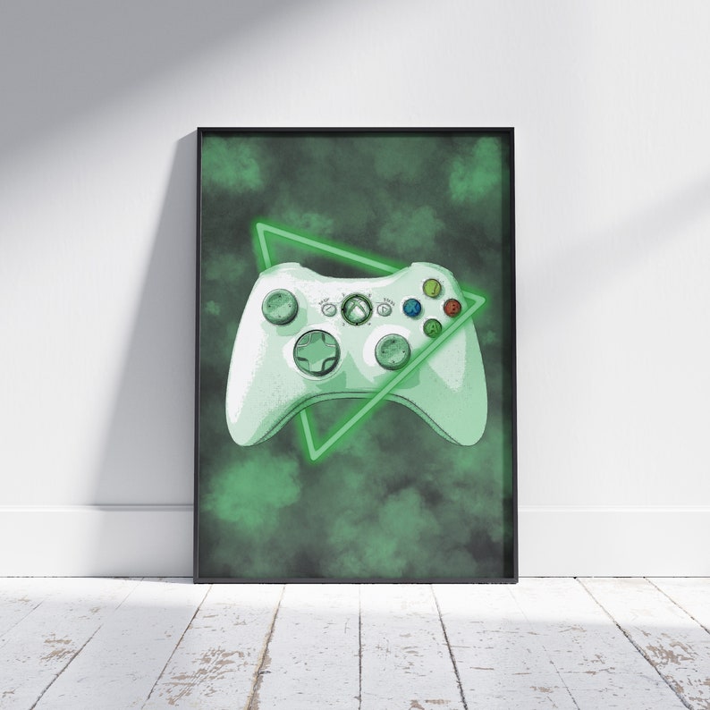 Video Game Poster, Video Game Controller, Video Game Controller Poster ...