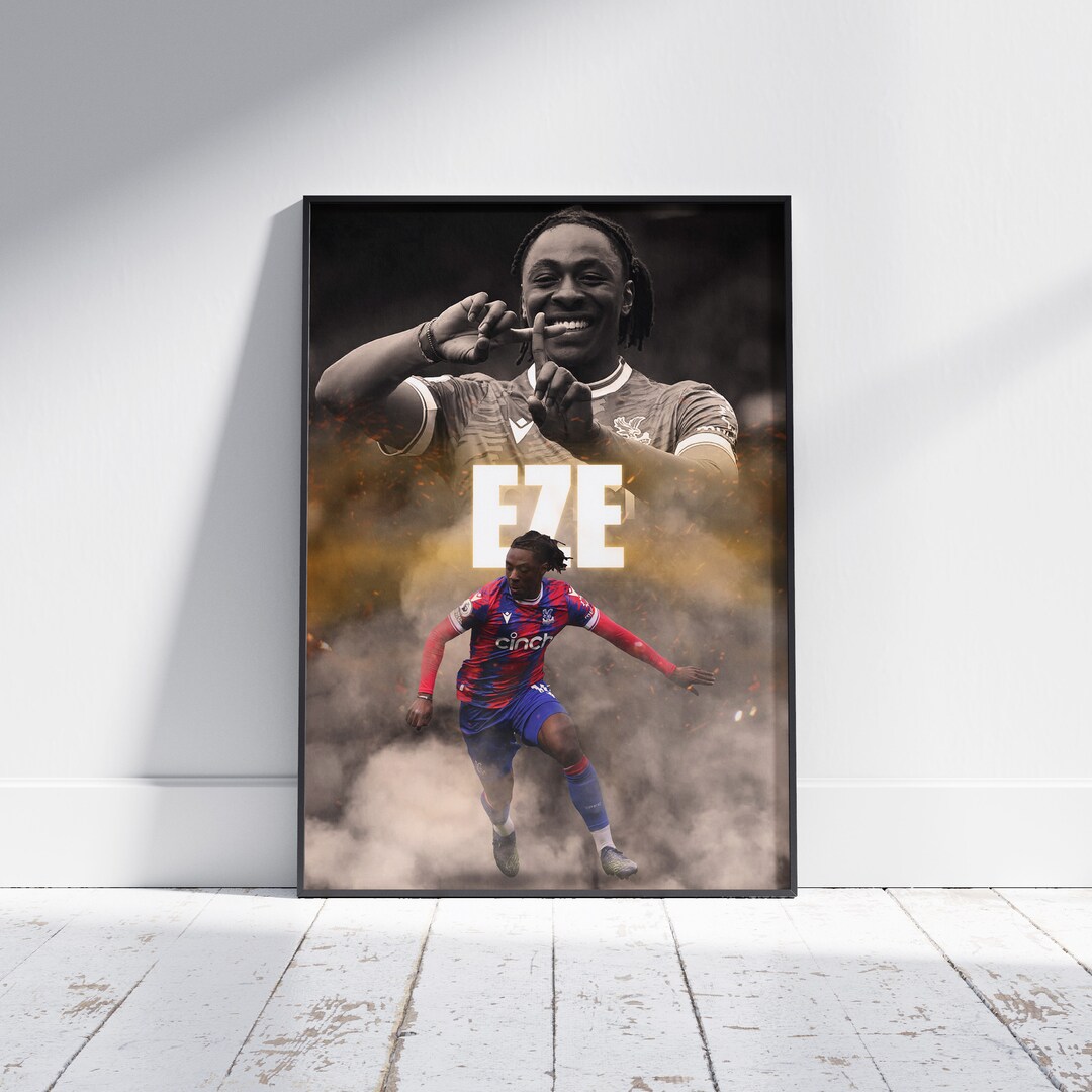 Eberechi Eze Crystal Palace Art Print: Football Poster Gift - Etsy